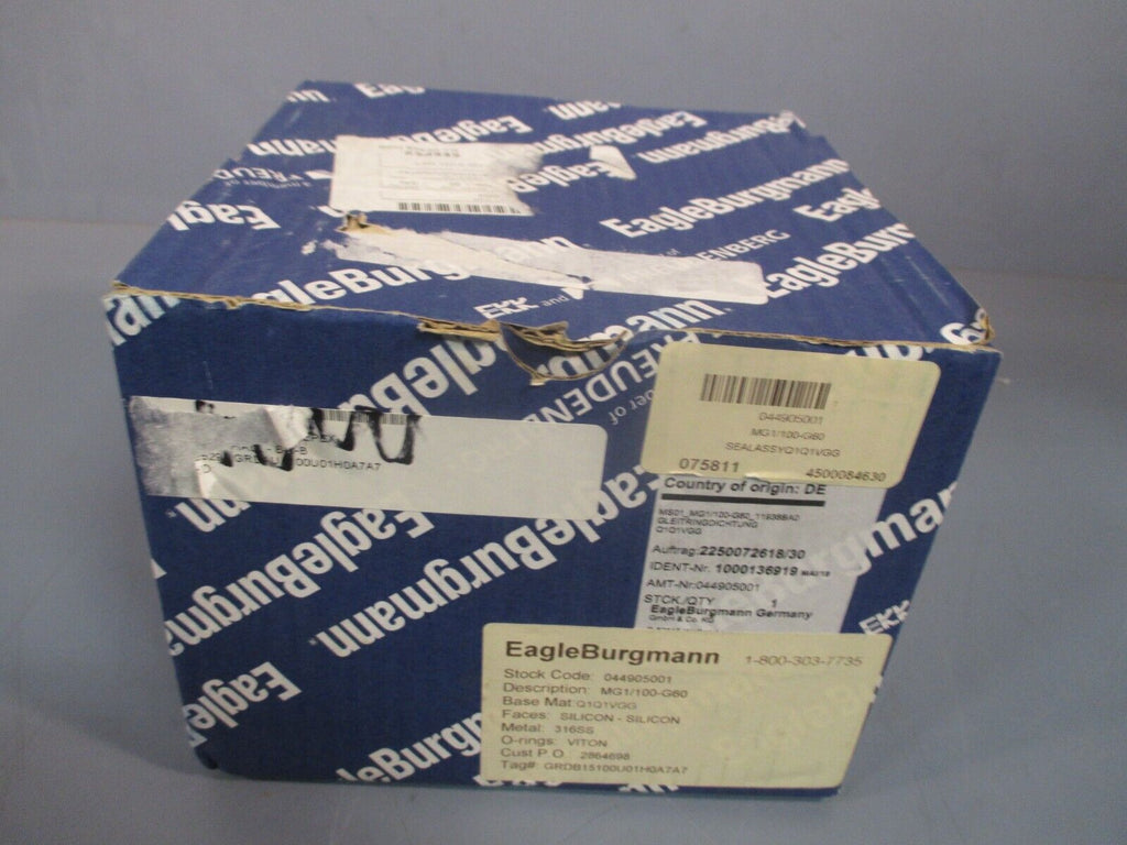 Eagle Burgmann Mechanical Seal Kit MG1-100-G60 Q1Q1 VGG | eTech Surplus