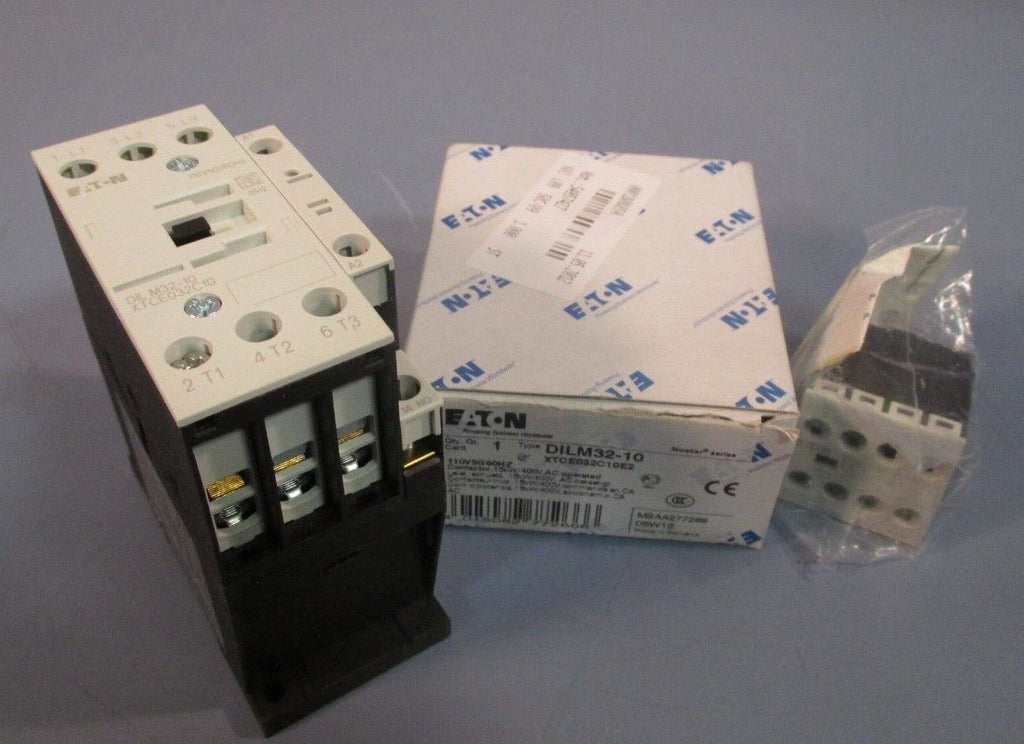 Eaton Cutler Hammer 32A Contactor Relay 220-240VAC DILM32-10 w/ XTCEXF ...