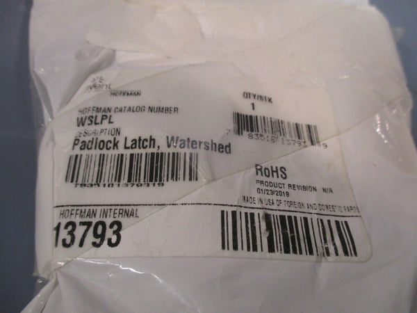 NVENT HOFFMAN Padlocking Latch Kit,SS Type 304 WSLPL | eTech Surplus