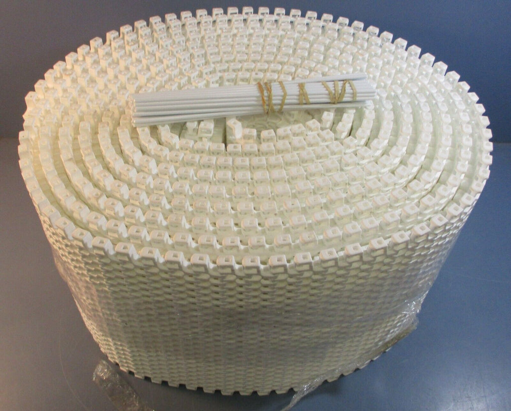 Intralox Series 2400 Radius Flush Grid White Conveyor Belt 12" W Appro ...