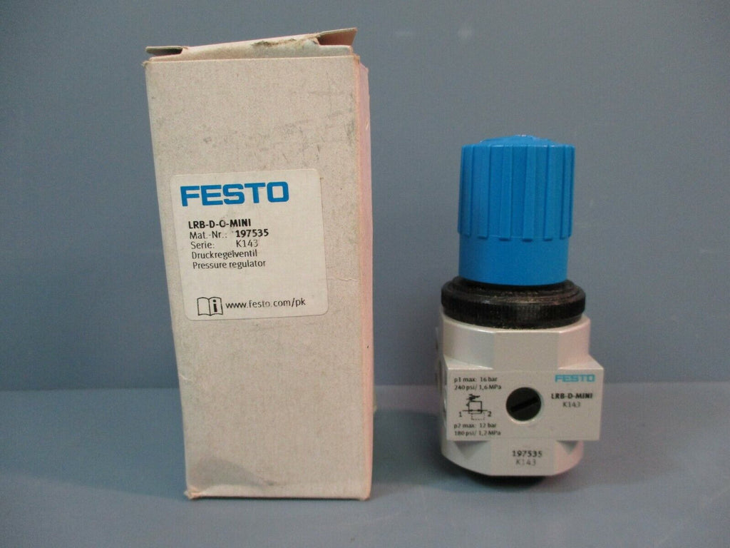 Festo Pressure Regulator LRB-D-0-MINI NEW | eTech Surplus