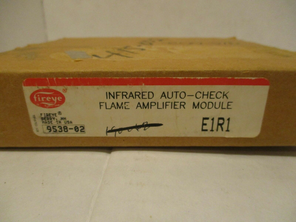 Fireye Infrared Auto-Check Flame Amplifier Module E1R1 NEW | eTech Surplus