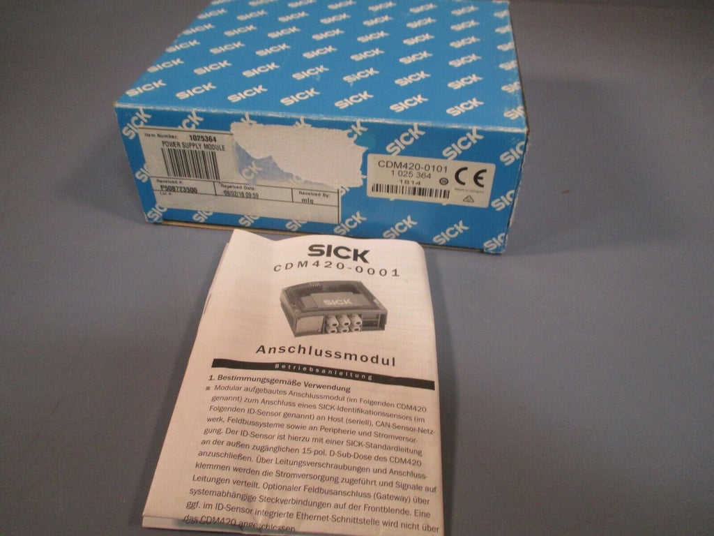 Sick Connection Module Power Supply CDM420-0101 | eTech Surplus