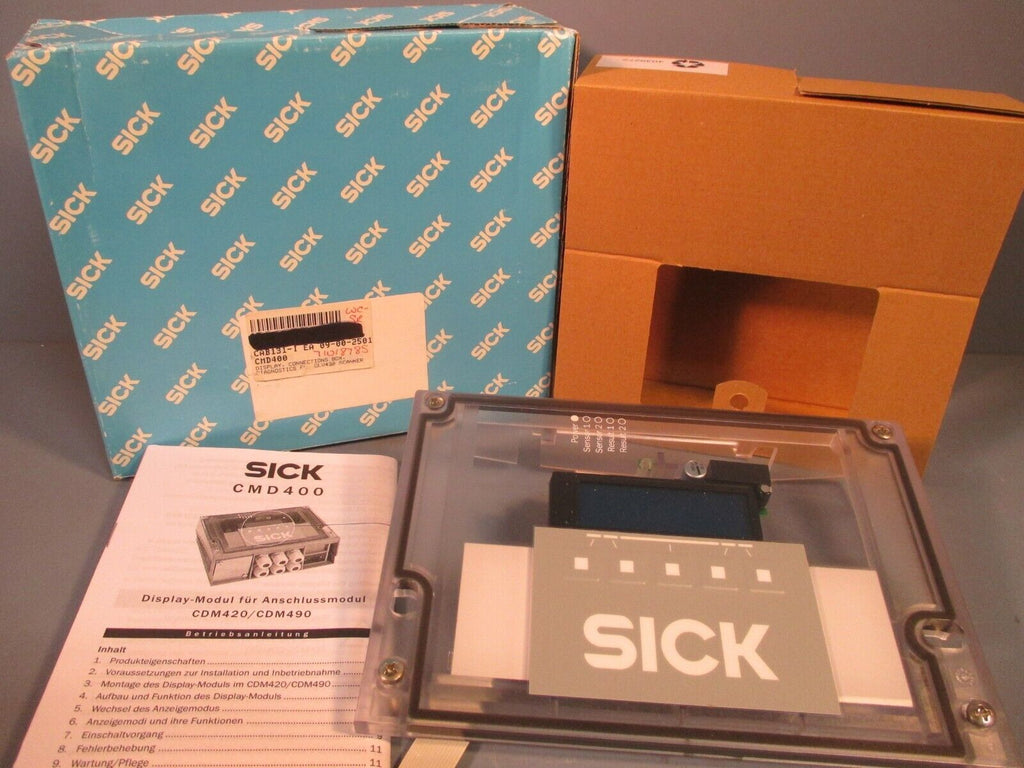 SICK Connection Module Display Diagnostics for CLV430 Scanner CMD400 ...