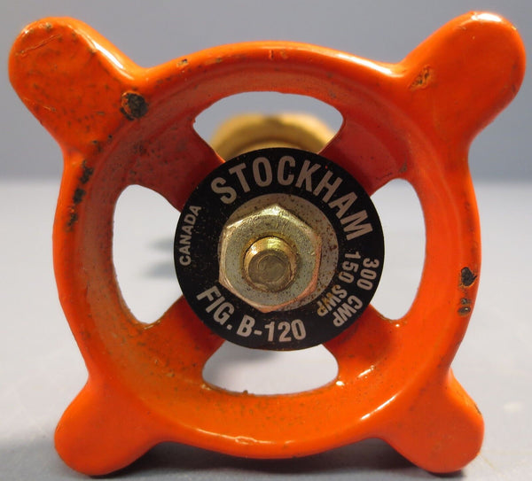Stockham Bronze Globe Valve Model B-120 150 SWP 300 CWP 3/8" NPT NWOB ...